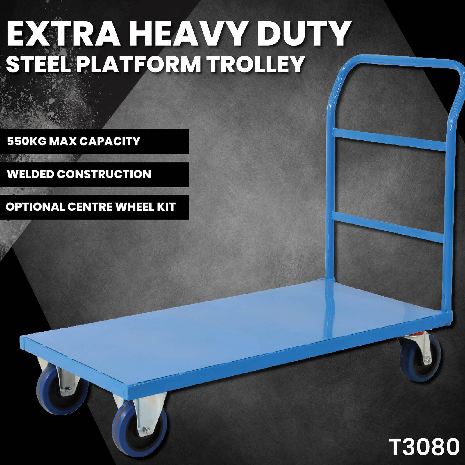 Extra Heavy Duty Steel Platform Trolley Australia | MHA Products