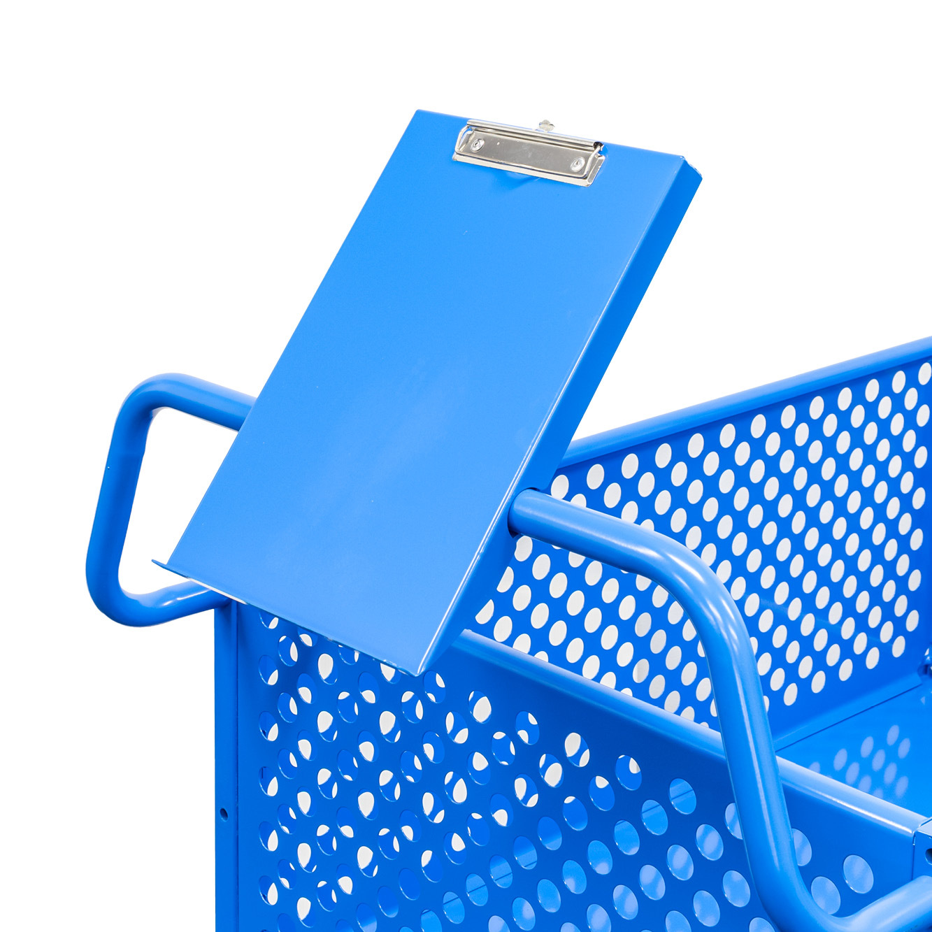 2 Tier Steel Half Height Single Basket Trolley| MHA Products