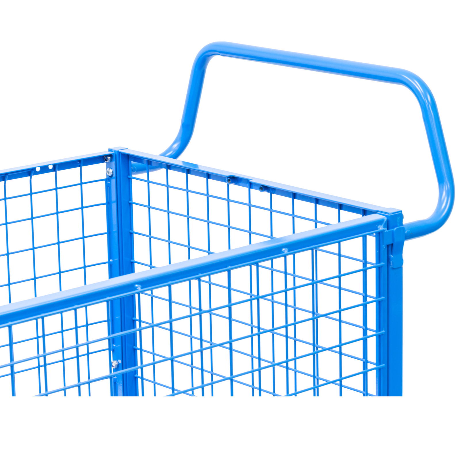 Mesh Cage Trolley with Drop Down Gate| MHA Products
